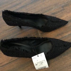 Mango | Shoes | New Mango Tweed Heels | Poshmark